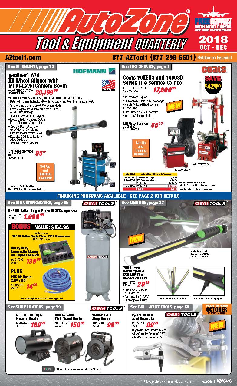 AutoZonePro.com | Tools & Equipment Quarterly