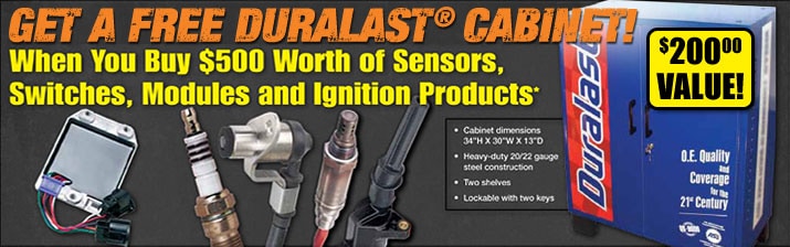 AutoZonePro.com | Free Duralast Cabinet Deal